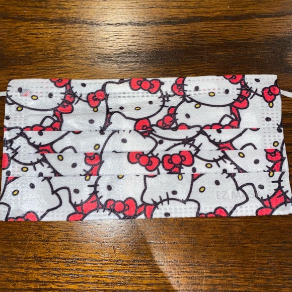 Accessories | 5 Pack Of Hello Kitty Disposable Face Masks | Poshmark